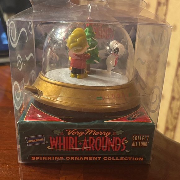 Holiday | Vintage Blockbuster Very Merry Whirl Around Spinning Ornament ...